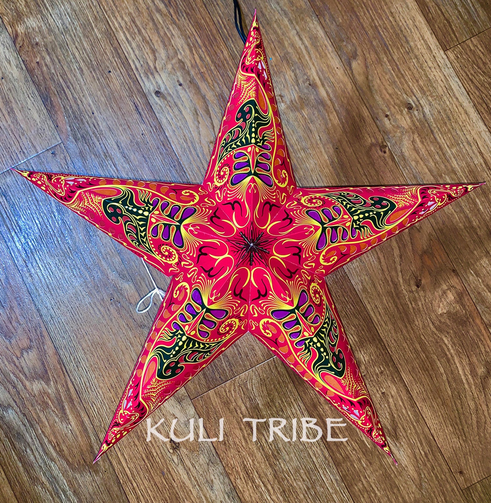 Star Paper Lanterns Pendant Lights Christmas Lights - Etsy UK