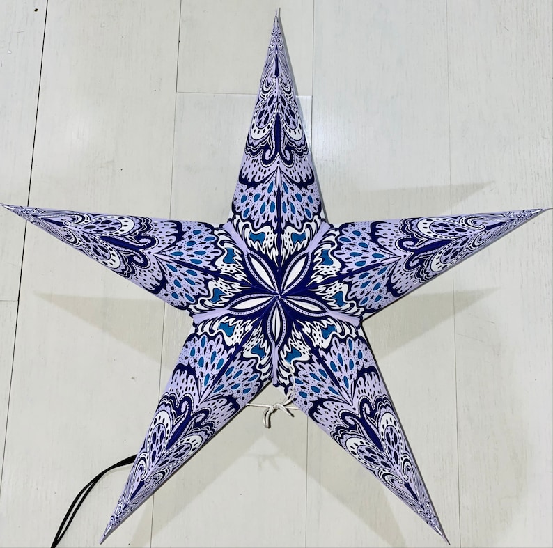 Paper Star Lanterns Christmas Lights Holiday Decorations - Etsy