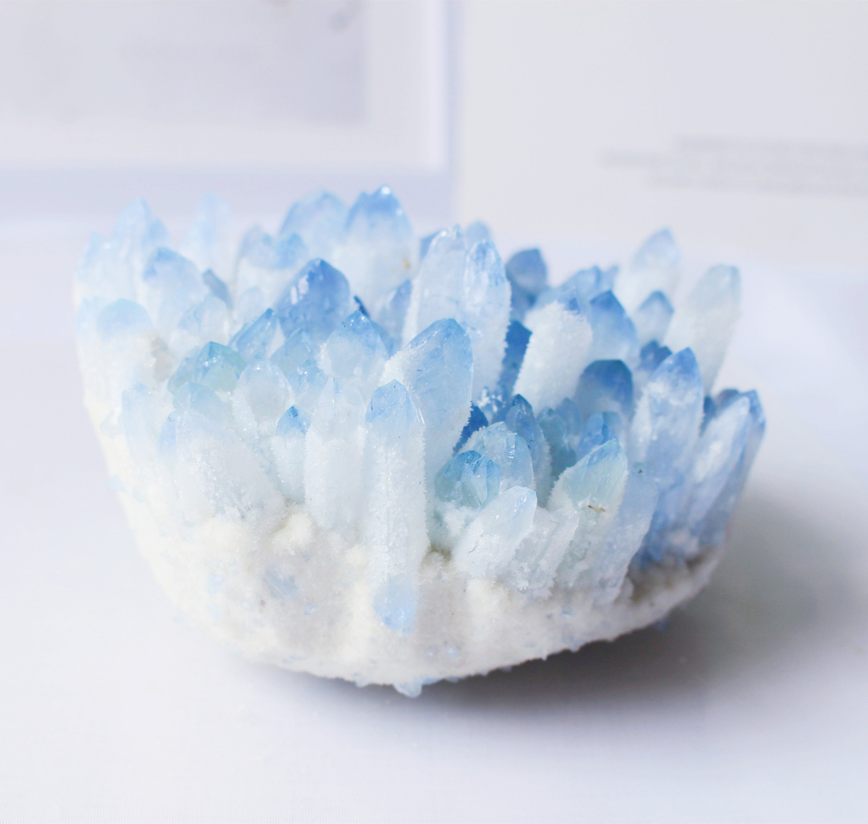 Natural Blue Phantom Quartz Crystal Cluster Rock Stones | Etsy