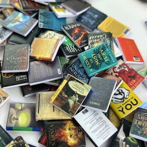400pcs Mini Books, Bestseller Series, Miniature Playhouses, Book Lover ...