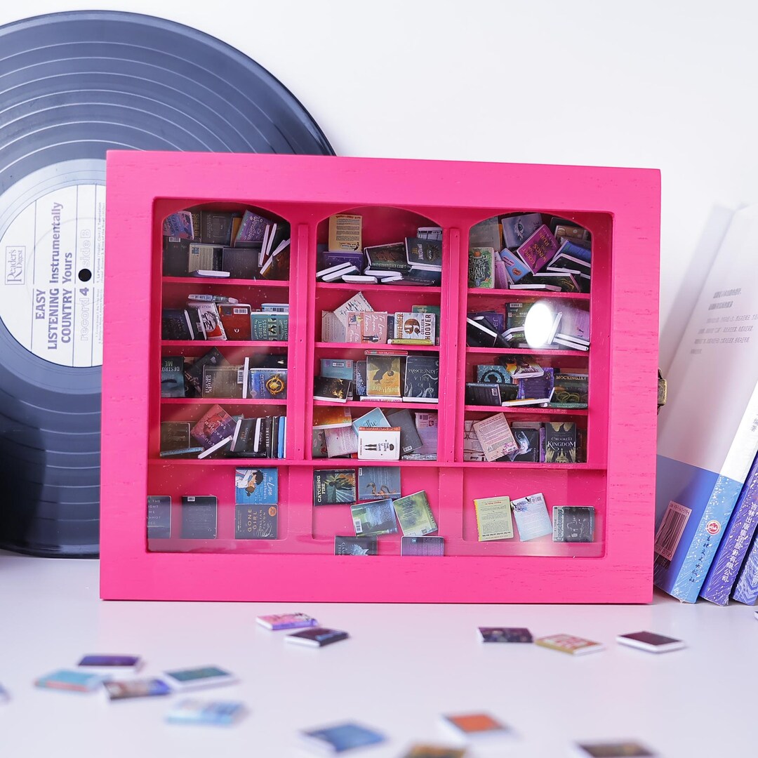 Pocket Edition Anxiety Bookcase|study Decoration|mini Bookcase ...