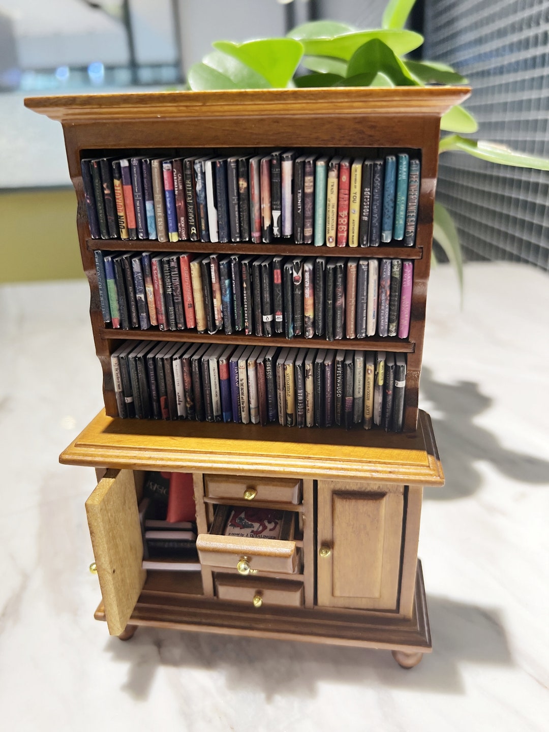 Anxiety Bookshelf Selected,miniature Landscape Miniature Bookcase MINI ...
