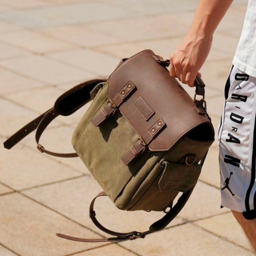 Canvas SLR Bag Camera Bag, Retro Camera Bag, Canon Camera Bag, Fuji ...