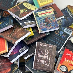 400pcs Mini Books, Bestseller Series, Miniature Playhouses, Book Lover ...
