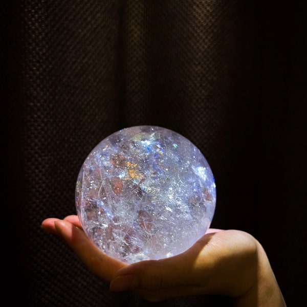 Large Crystal Ball - Etsy
