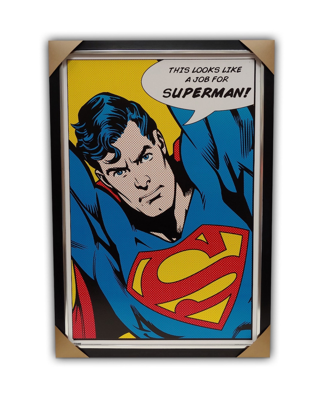 Superman Framed Texturized Art Print 27x39 - Etsy