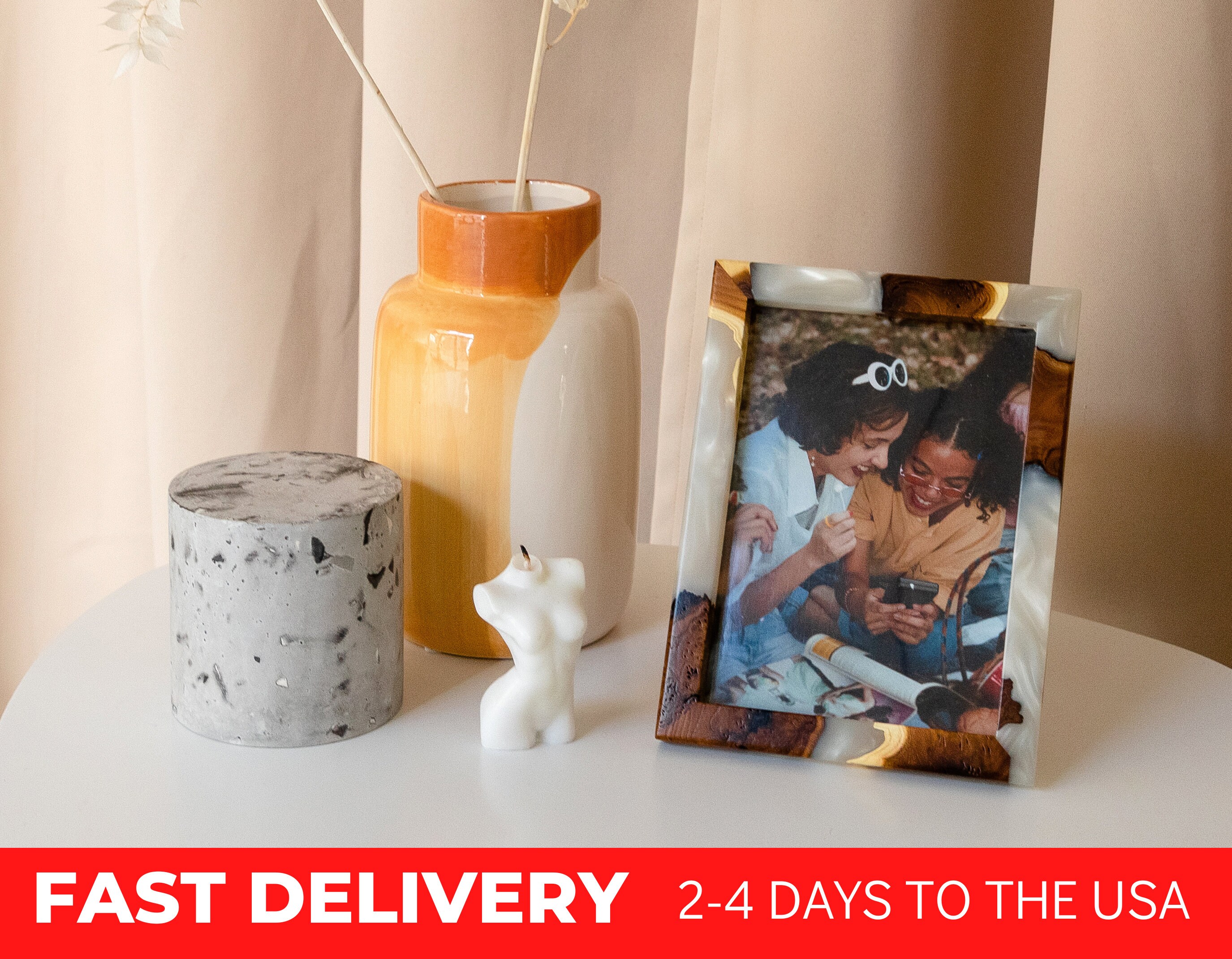 Epoxy Resin Wood Frame - Etsy