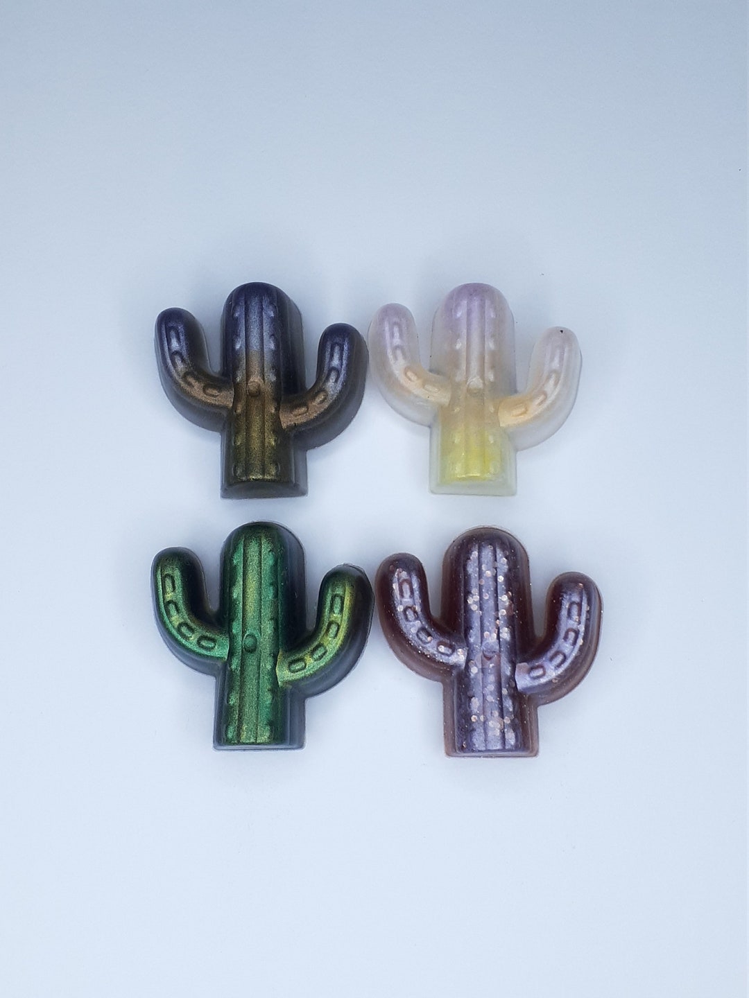Handmade Cactus Resin Magnets, Cactus Magnet, Resin Magnet, Assorted ...