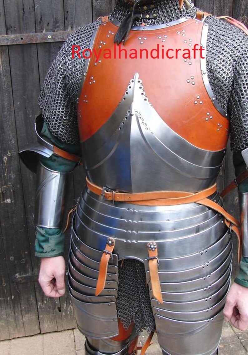 Medieval Chain Mail , Armour Suit 18 Guage Steel - Etsy