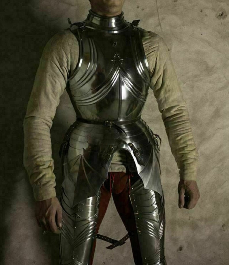 Knight Armor Medieval German Armour Suit Plate Gothic Warrior Armour 18 ...