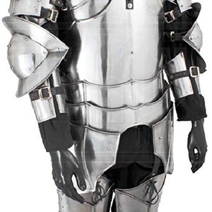 Medieval Upper Body Gothic Armor Breastplate Armor Suit 18 Gauge Steel ...