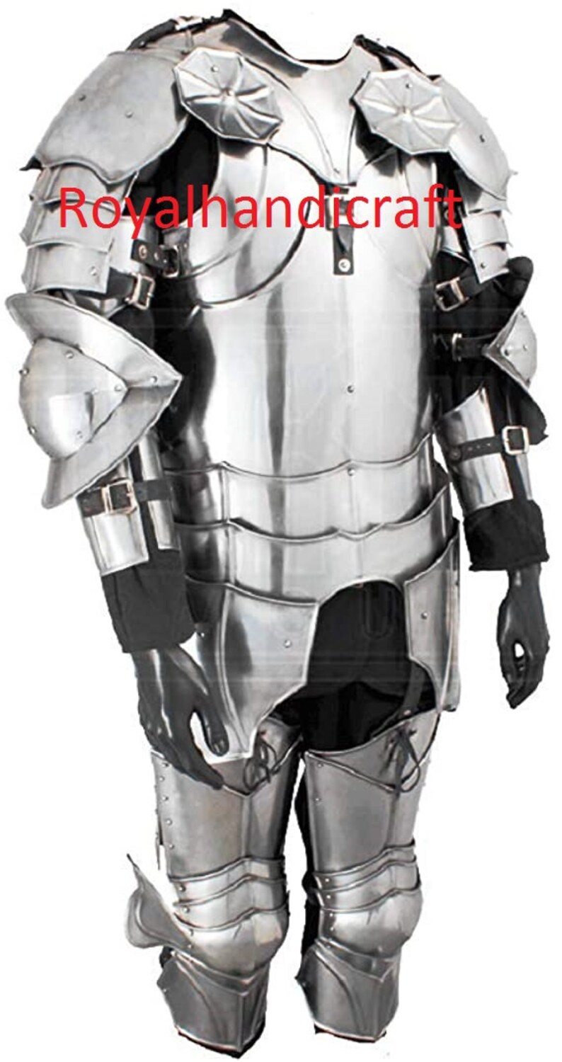 Medieval Upper Body Gothic Armor Breastplate Armor Suit 18 Gauge Steel ...