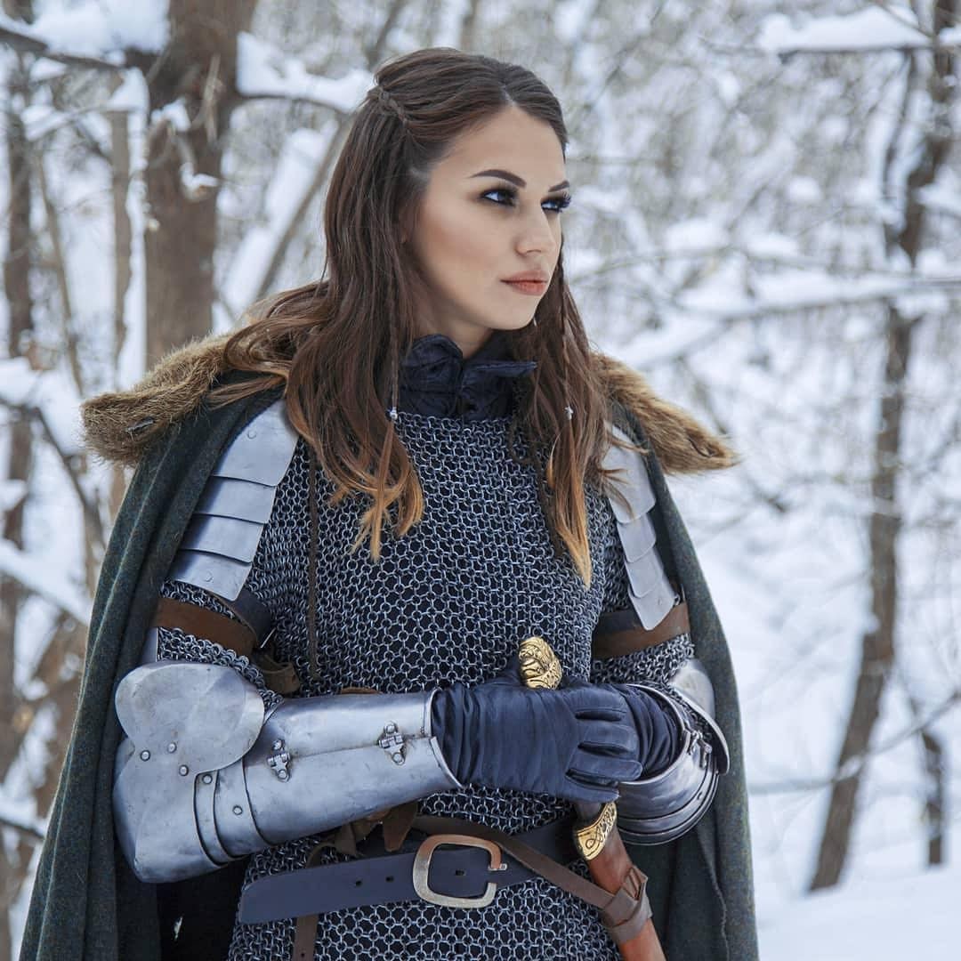 Mediveal Woman Lady Armor With Completefemale Armor, Female Knight Set ...