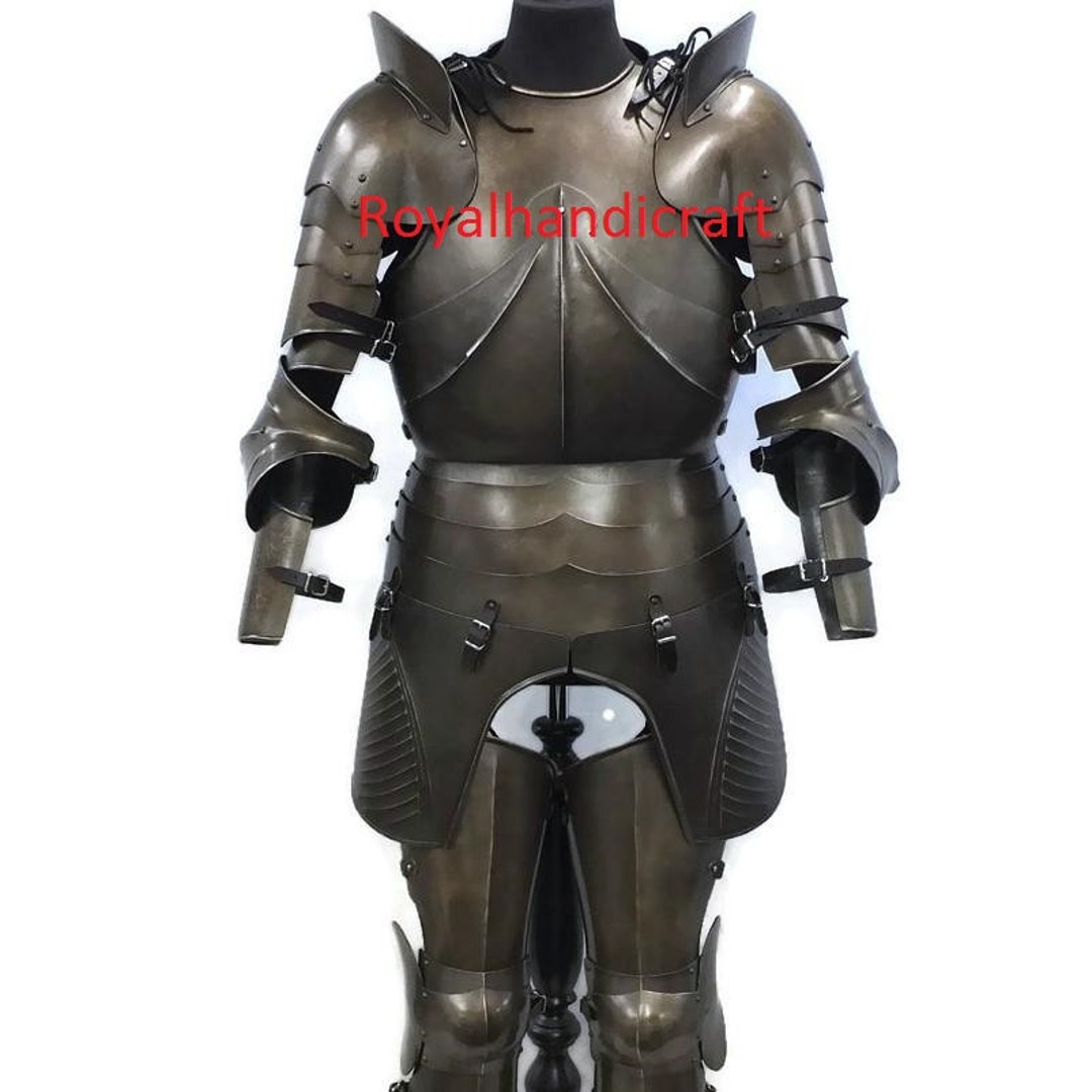 Medieval Larp Armor Medieval German Armour Set Full Body - Etsy