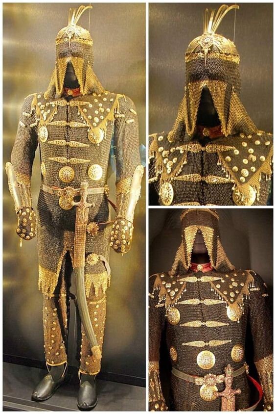 Medieval 17th Century Sultan of Ottoman 3. Mustafa Body Armor - Etsy UK