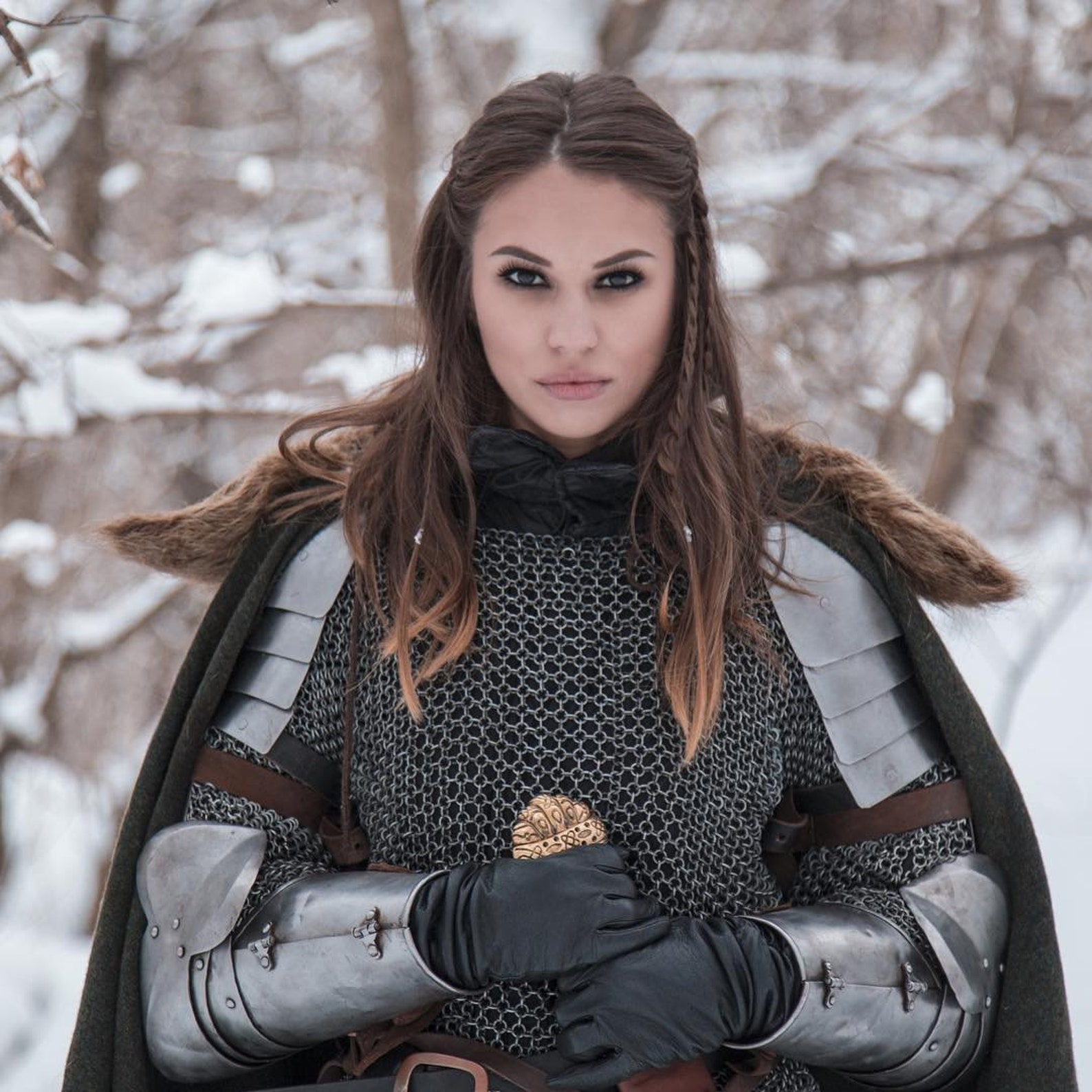 Mediveal Woman Lady Armor With Completefemale Armor, Female Knight Set ...