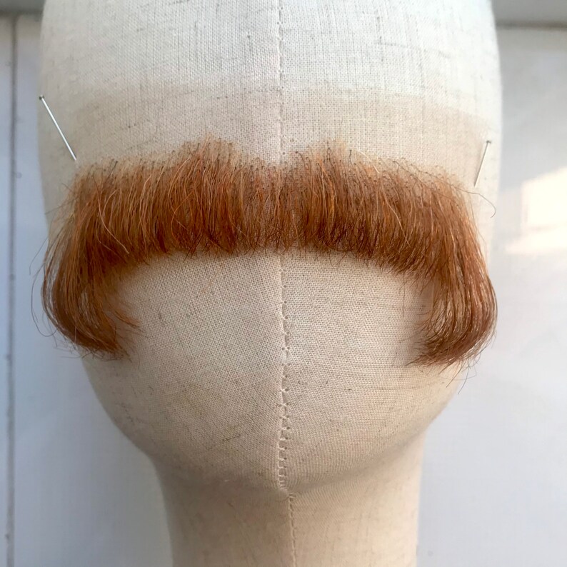 Big fake mustache / realistic mustache for TV / big red | Etsy