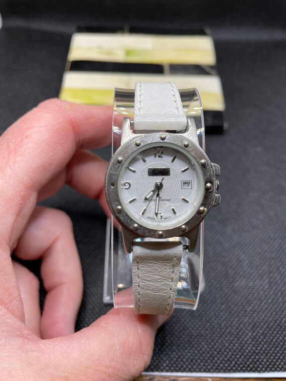 Vintage white Wrangler ladies watch. | Etsy