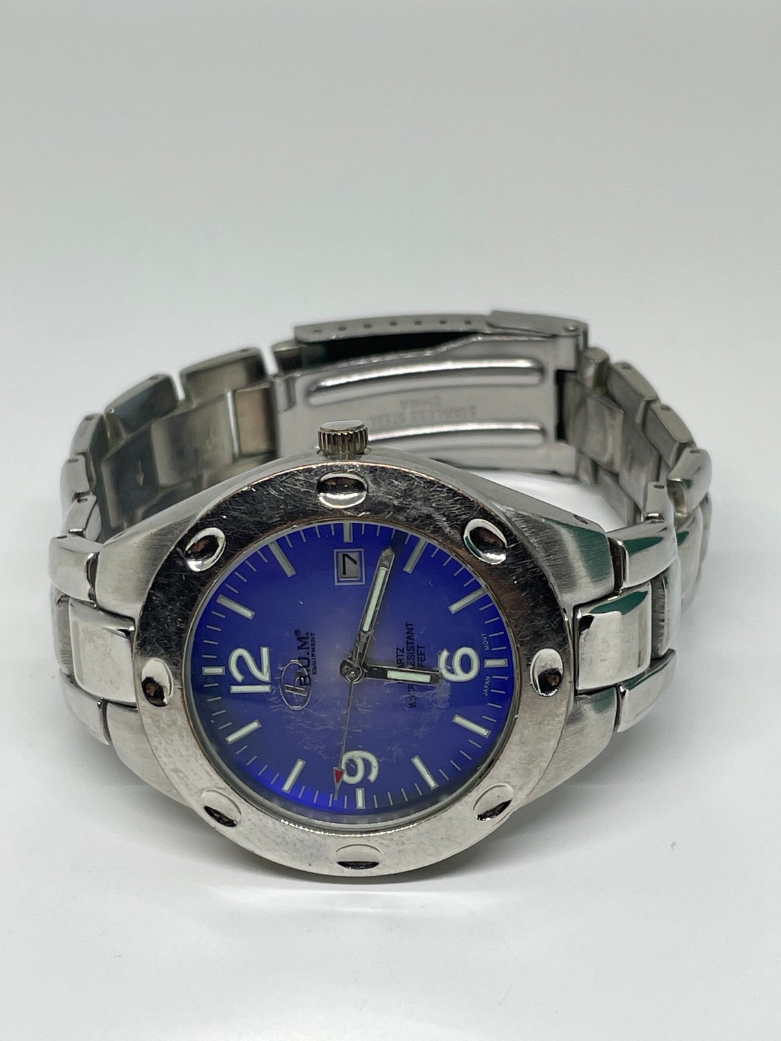 Vintage Bum Equipment Calendar Mens Watch | Etsy