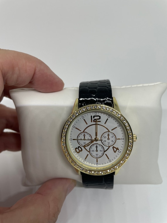 Vintage Ladies Rhinestone Watch - Etsy