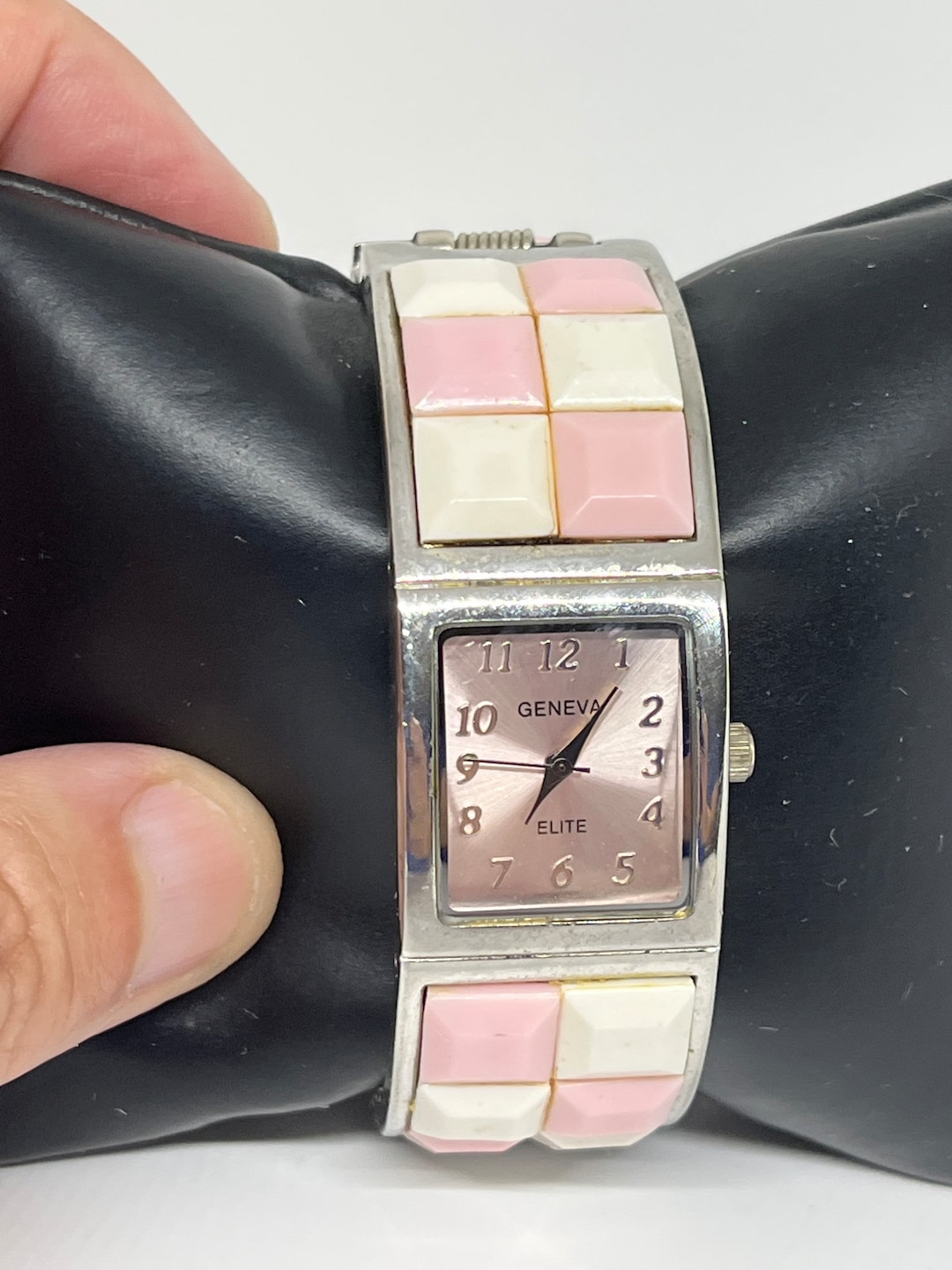 Vintage Geneva Elite Ladies Cuff Watch - Etsy