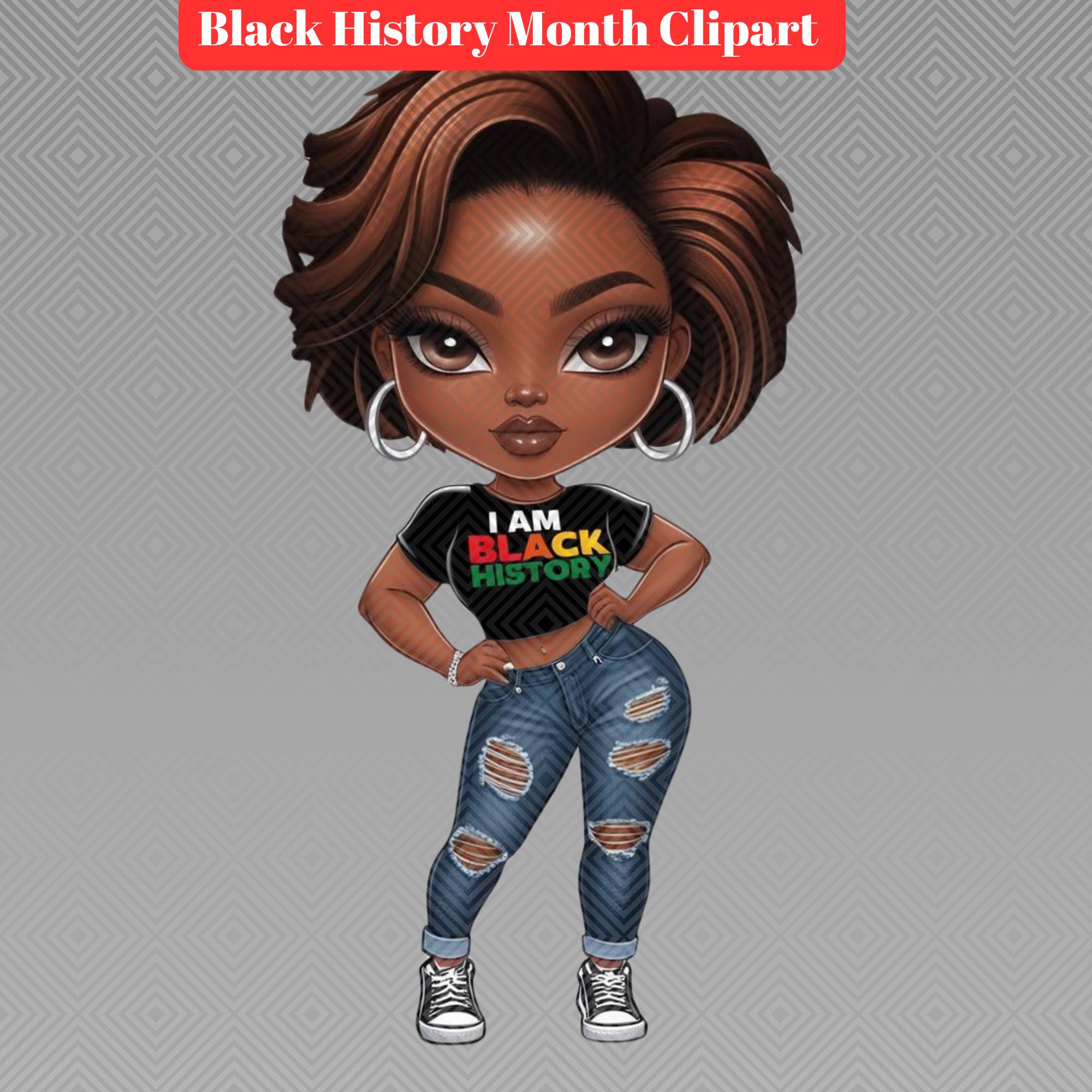Black History Month Clipart | Black Girl Magic Clipart | Instant Dl Diy ...