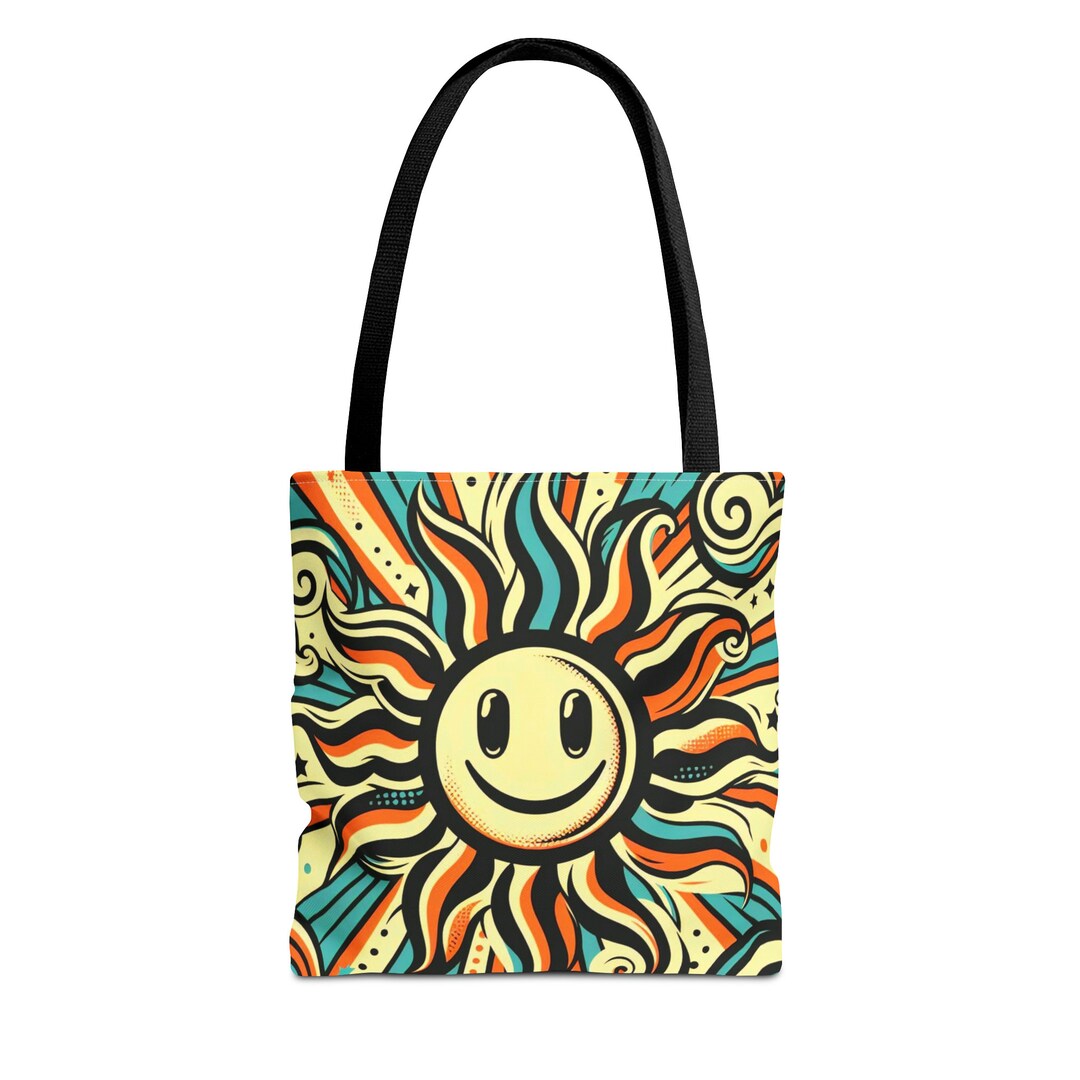 Happy Sunshine Radiance Tote, Vibrant Day-to-day Bag - Etsy
