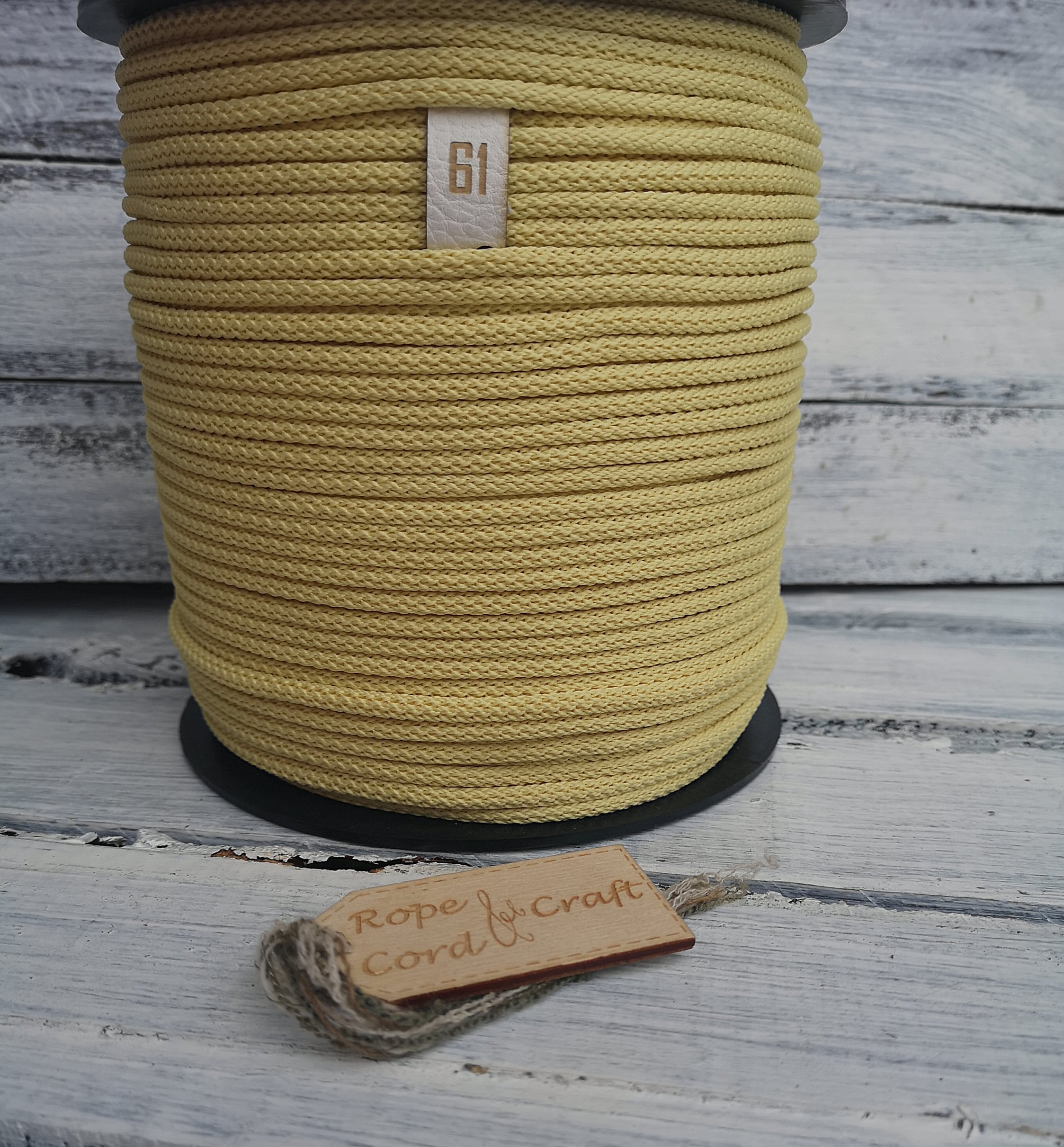 Polyester Macrame Cord 6 Mm Strong Rope Soft Macrame Cord | Etsy