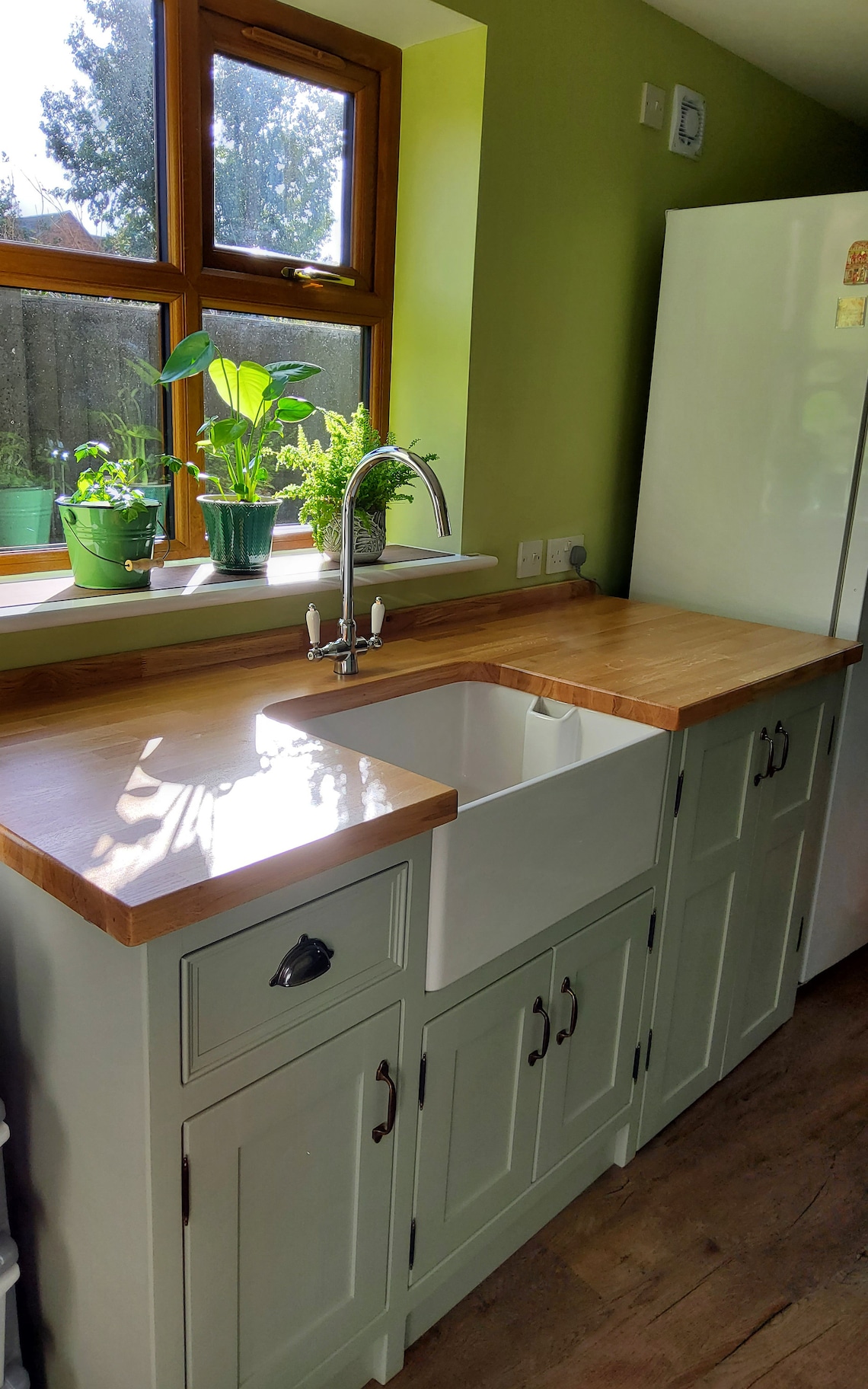 Handbuilt Solid Pine Freestanding Belfast Sink/appliance Unit, Painted in Your Colour Choice ...