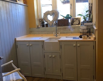 Handbuilt Solid Pine Freestanding Belfast Sink/appliance Unit,painted in Your Colour. - Etsy UK