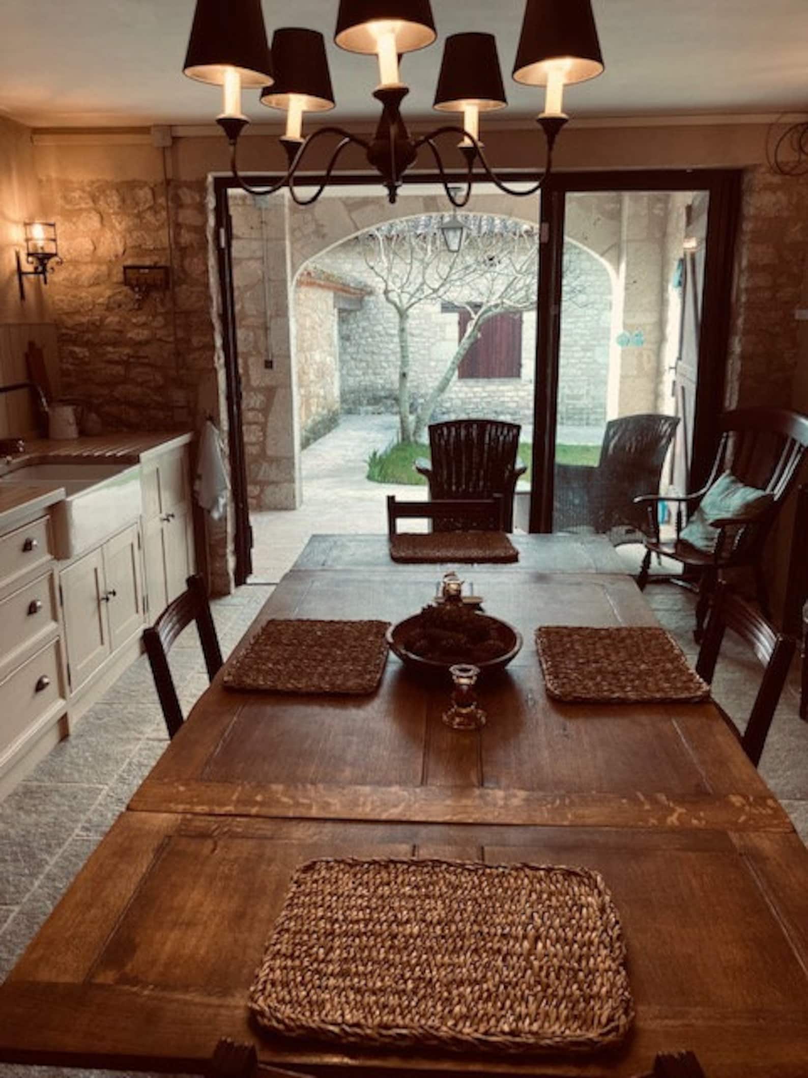 Handmade Traditional Kitchen Units in a Beautiful French Farmhouse ...