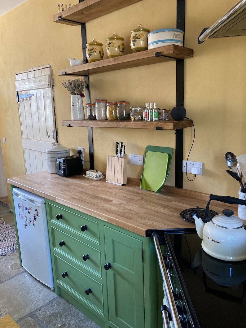 Handmade Solid Pine Freestanding Kitchen Units Finished in 'yeabridge ...