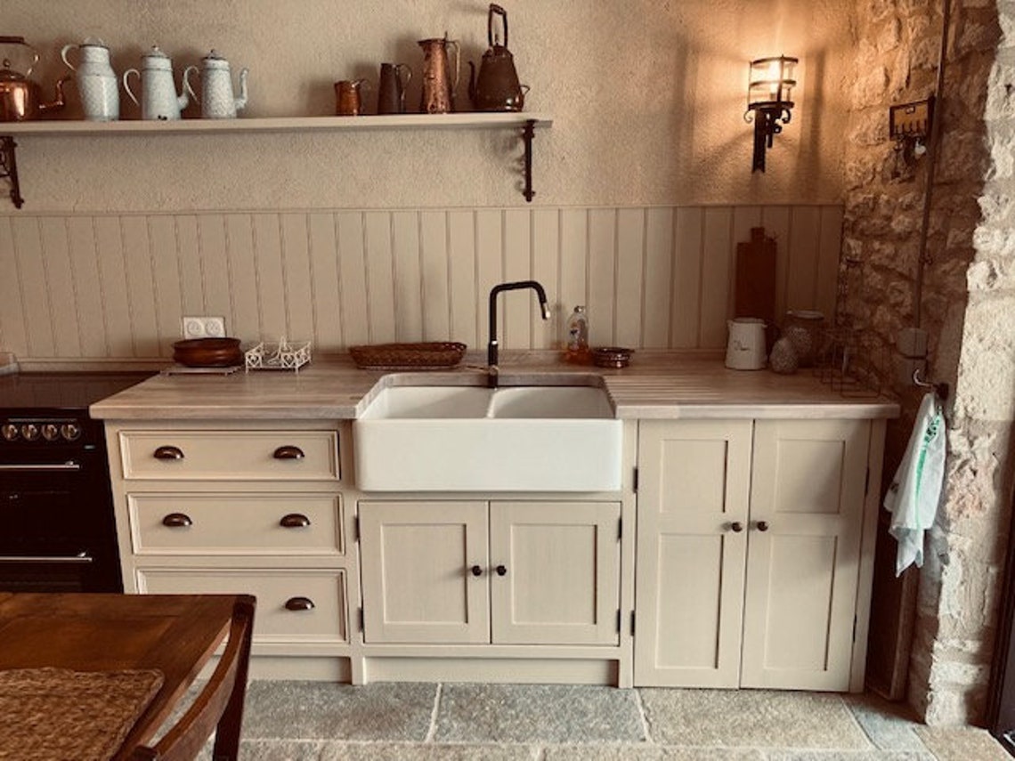Handmade Traditional Kitchen Units in a Beautiful French Farmhouse ...