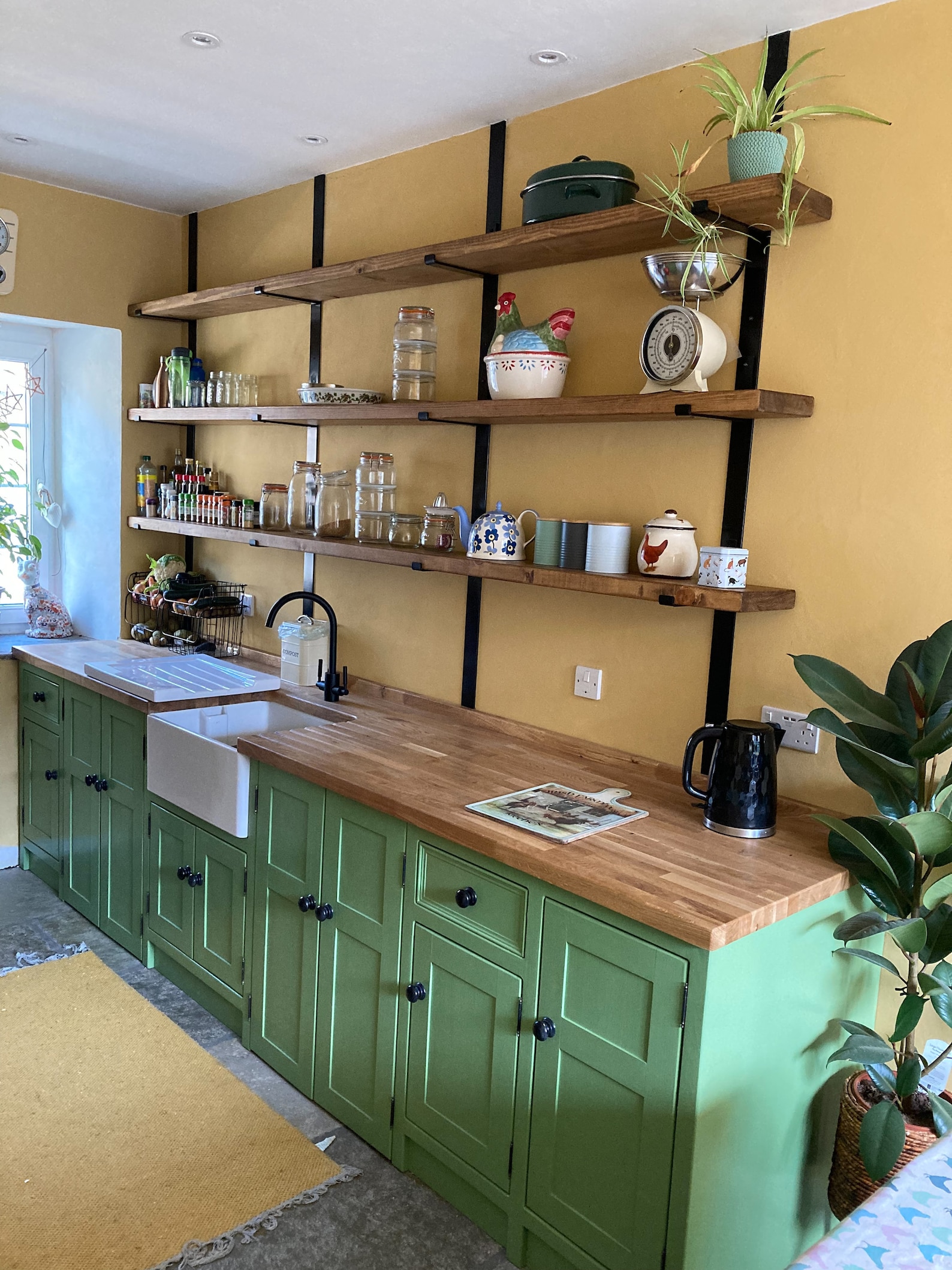 Handmade Solid Pine Freestanding Kitchen Units Finished in 'yeabridge ...