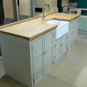 Handbuilt Solid Pine Freestanding Sink/double Appliance Unit *offer Price* - Etsy UK