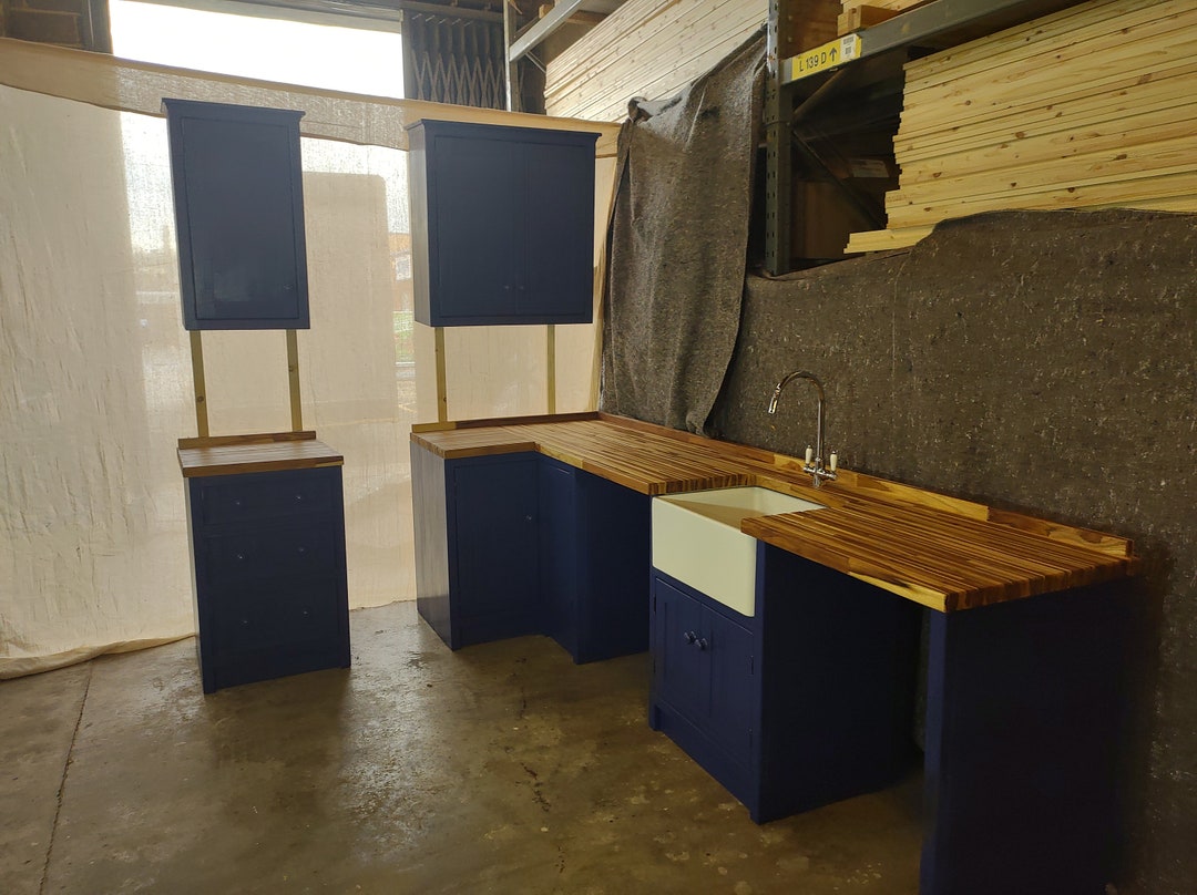 Special Offer Package Deal,l-shaped Corner Kitchen With 25mm Oak ...