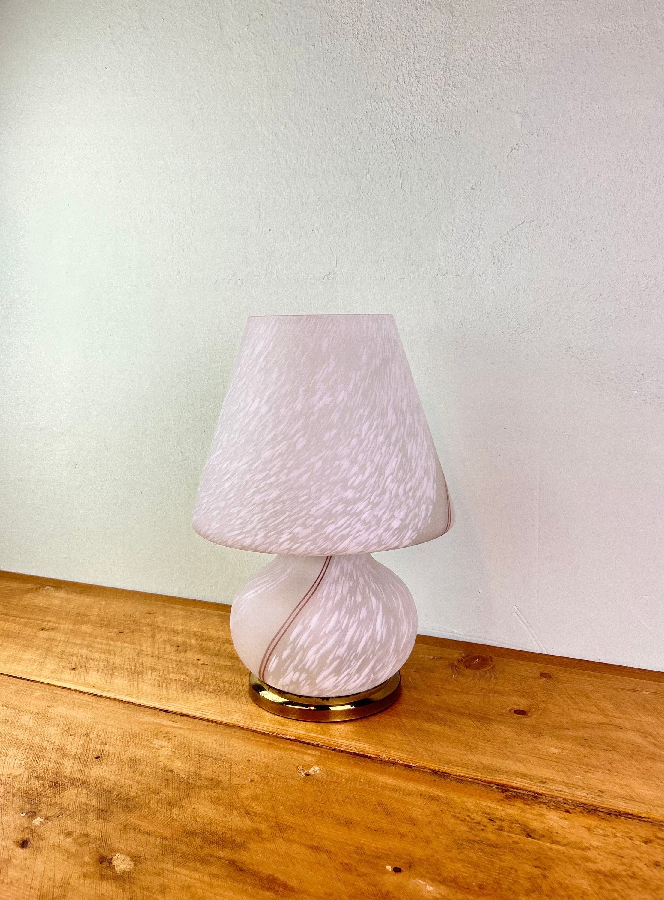 Table Lamp / Murano / Mushroom Shape / Mushroom Lamp / Itay / Vintage ...