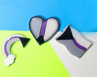 Demiromantic Pride Lily Soft Enamel Pin - Etsy