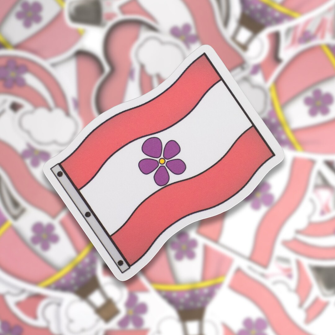 Sapphic Pride Flag Sticker, Waterproof - Etsy