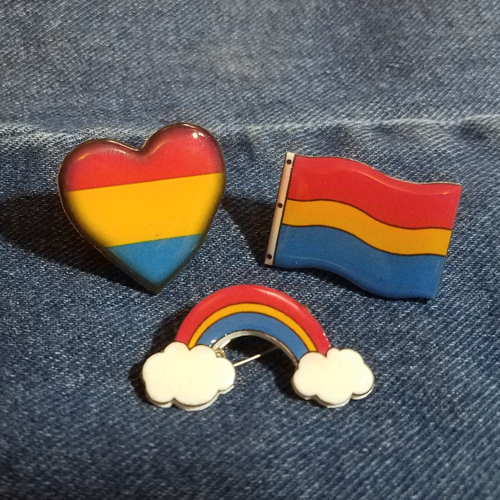 Pansexual Pride Pin Lgbt Pin Pansexual T Pride Pin Etsy