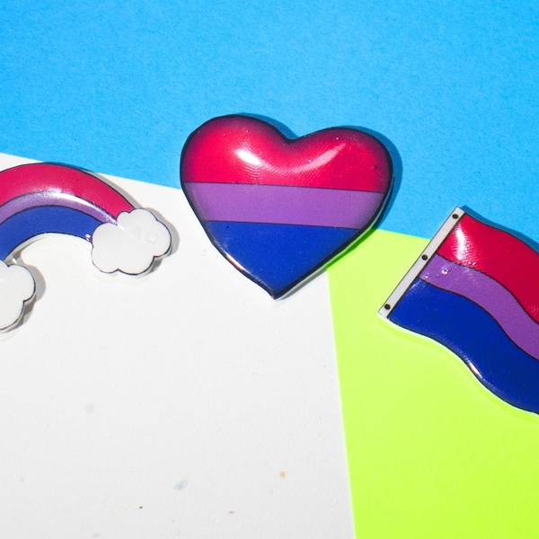 Bisexual Pride Pins Etsy