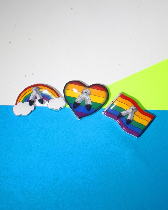 Classic Two-spirit Pride Pin Set LGBT LGBTQ - Etsy