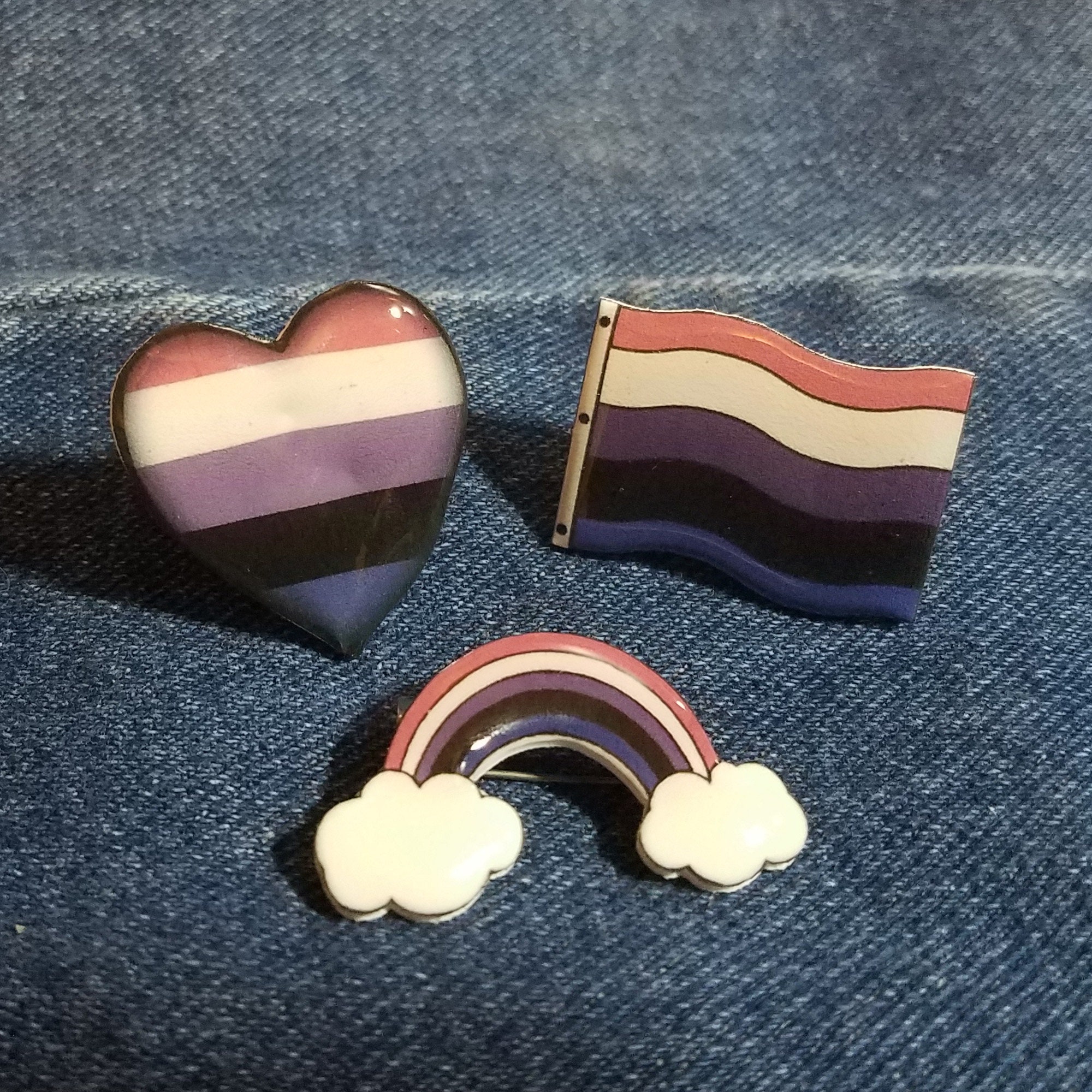 Gender Fluid Pride Pin Lgbt Pin Gender Fluid T Pride Pin Etsy