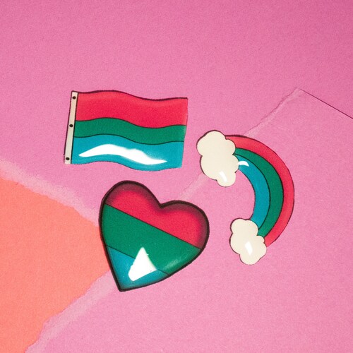 Polysexual Pride Enamel Pin - Etsy