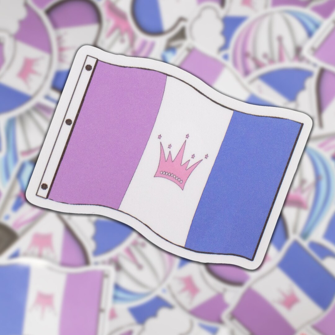 Drag Pride Flag Sticker Laminated Water Resistant - Etsy