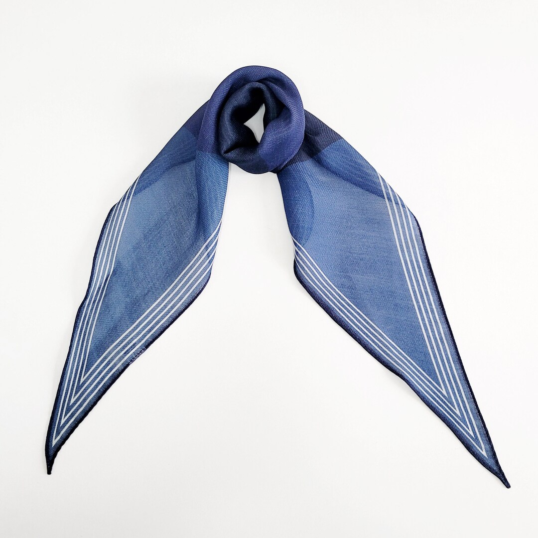Diamond-shaped Woolsilk Scarf, Wool Silk Scarf, Rhombus Scarf, Spring ...