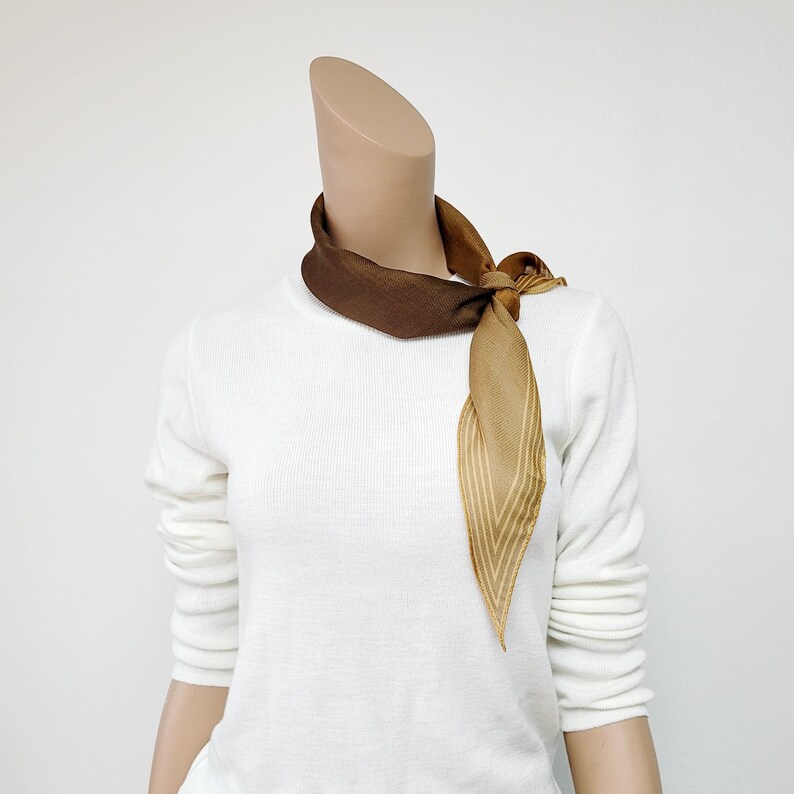 Diamond-shaped Woolsilk Scarf, Wool Silk Scarf, Rhombus Scarf, Spring ...