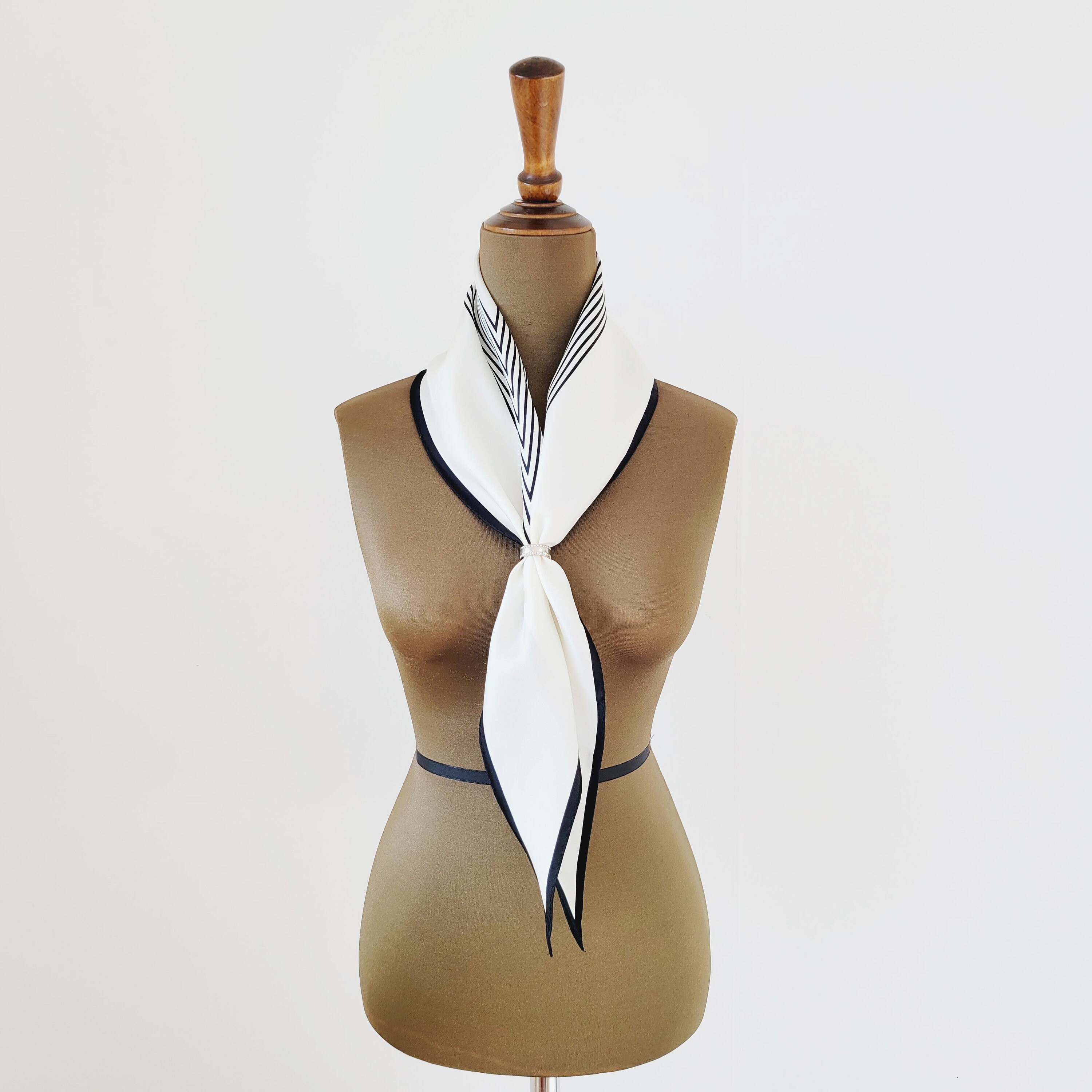 Diamond-shaped Silk Scarf, Silk Scarf, Rhombus Scarf, Spring Scarf ...