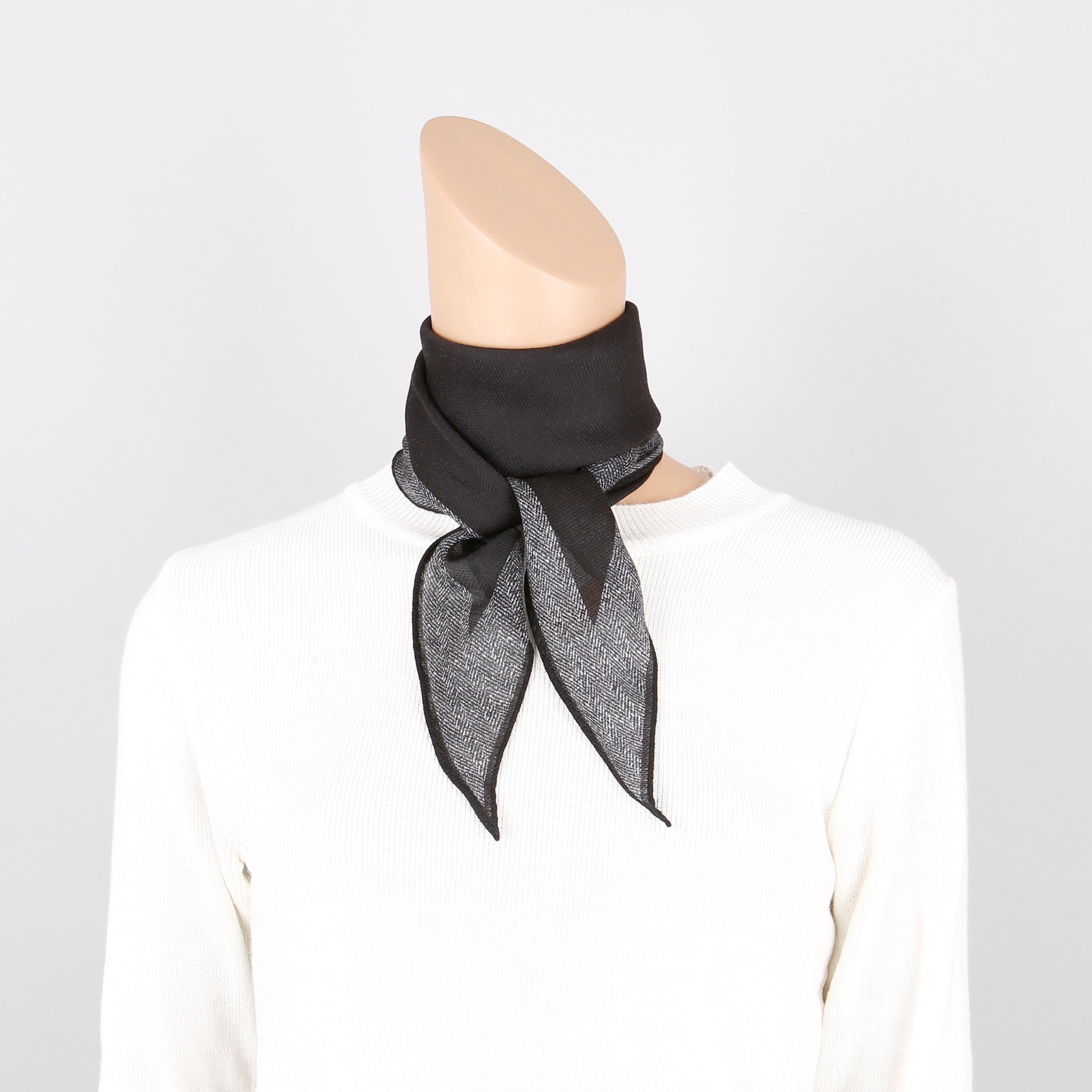 Herringbone Diamond-shaped Scarf Woolsilk Scarf Rhombus - Etsy