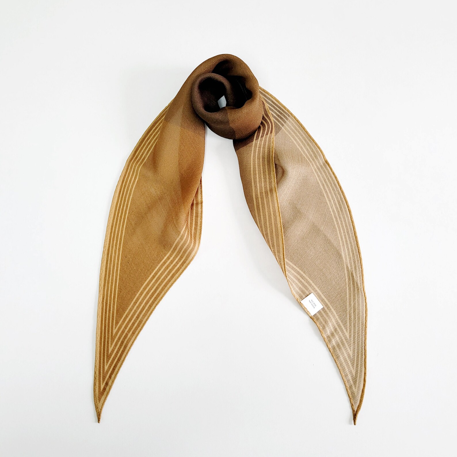 Diamond-shaped Woolsilk Scarf, Wool Silk Scarf, Rhombus Scarf, Spring ...